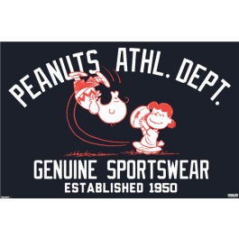 Allposters Peanuts: Varsity Sports - Football Poster